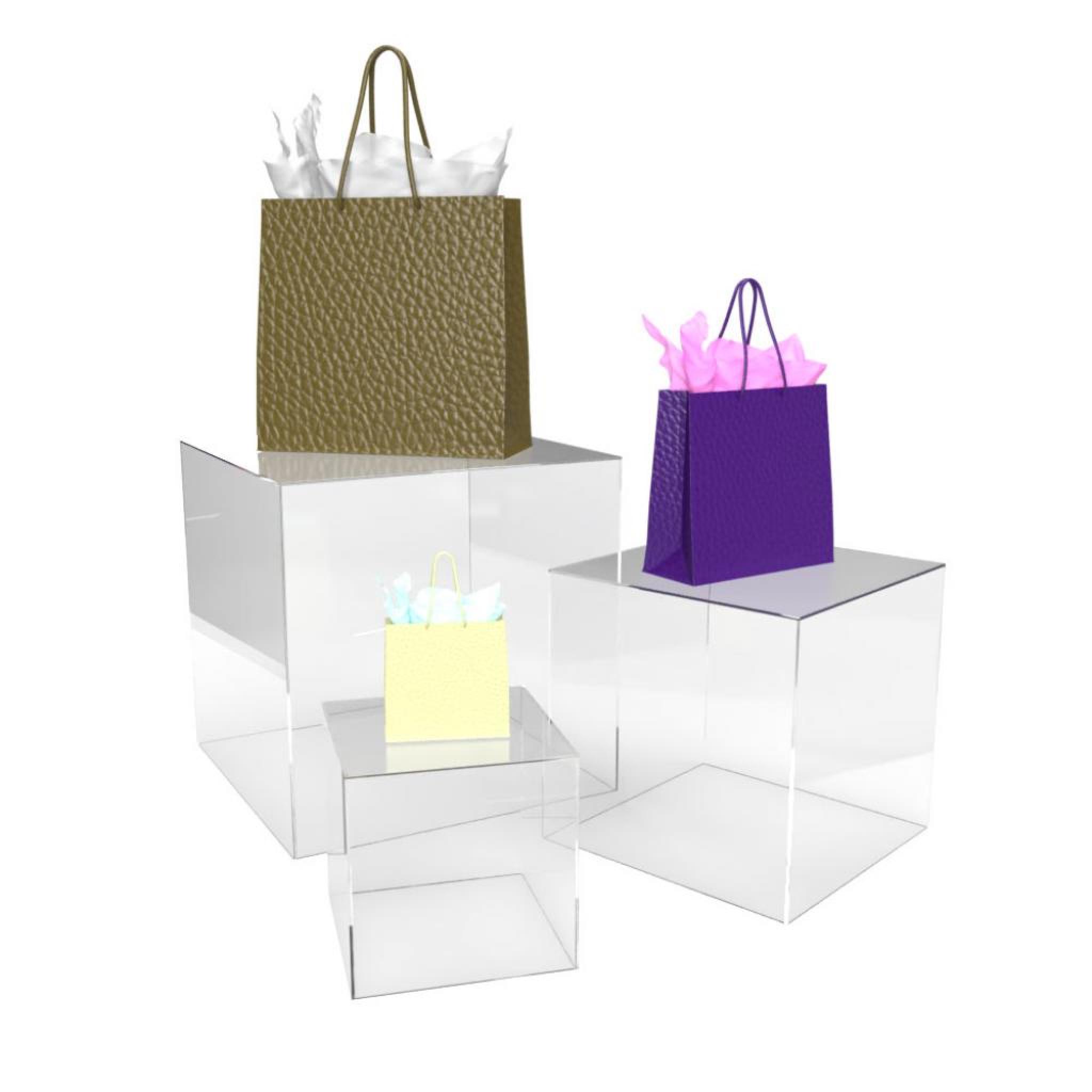Perpsex Display Cubes | Puffin Plastics