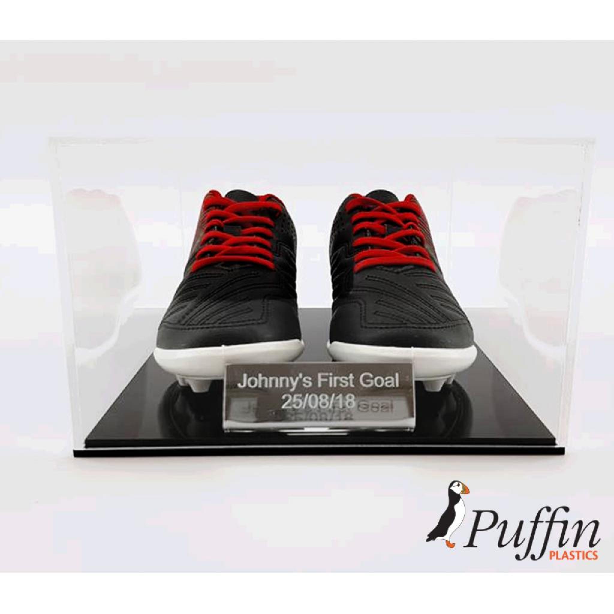 Child Trainer Display Case - Double | Puffin Plastics