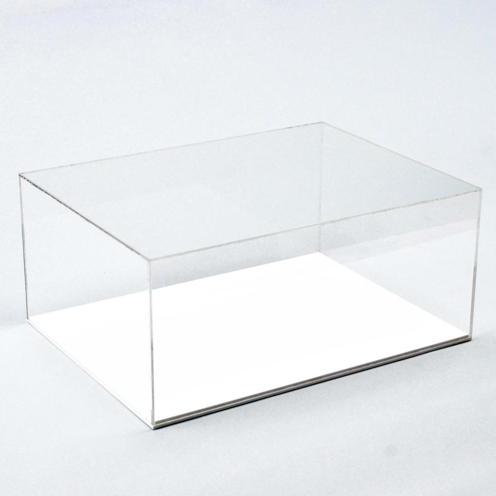 Trainer Display Case - Double Colour Base | Puffin Plastics