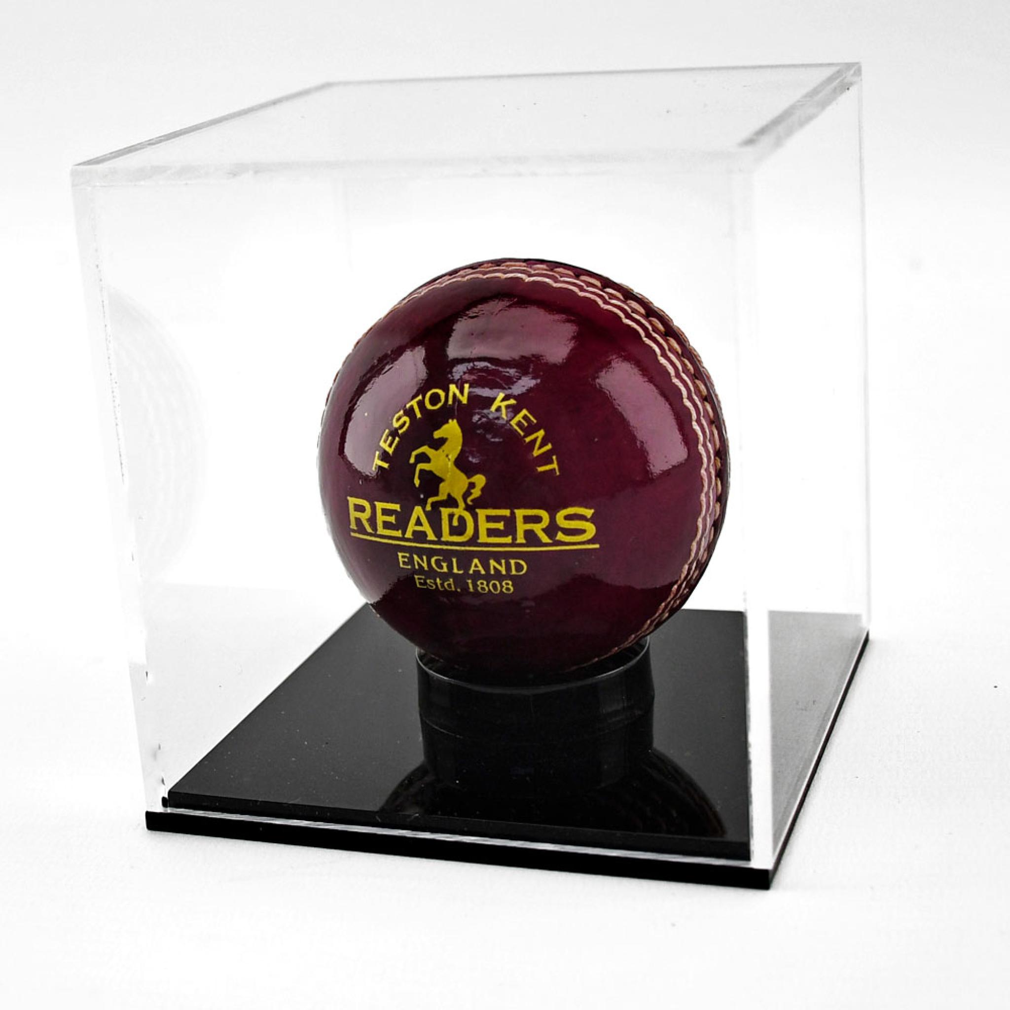 Cricket Ball, Tennis Ball or Baseball Display Case - Colour Base ...