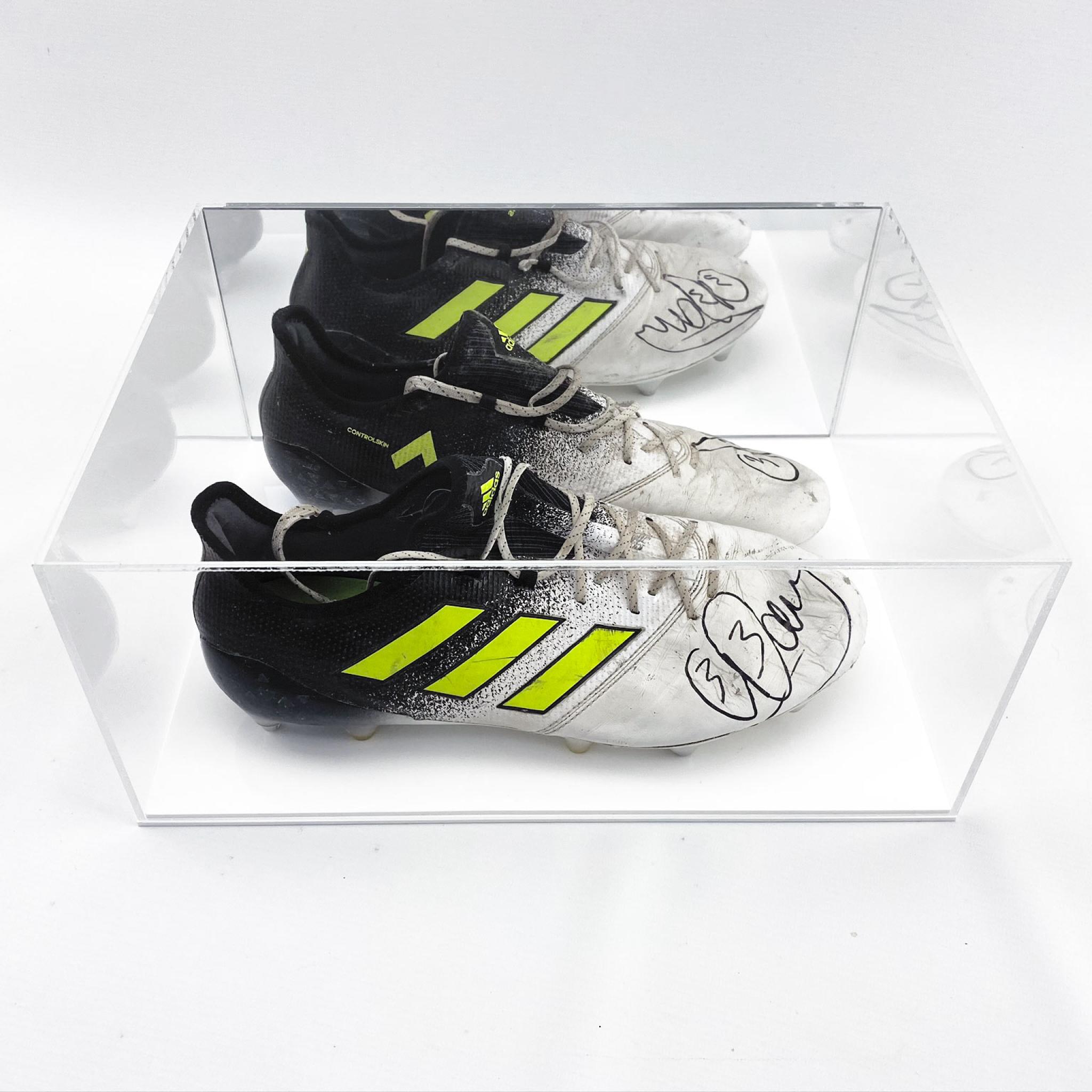 Rugby Boot Display Case Double - With Mirror Back