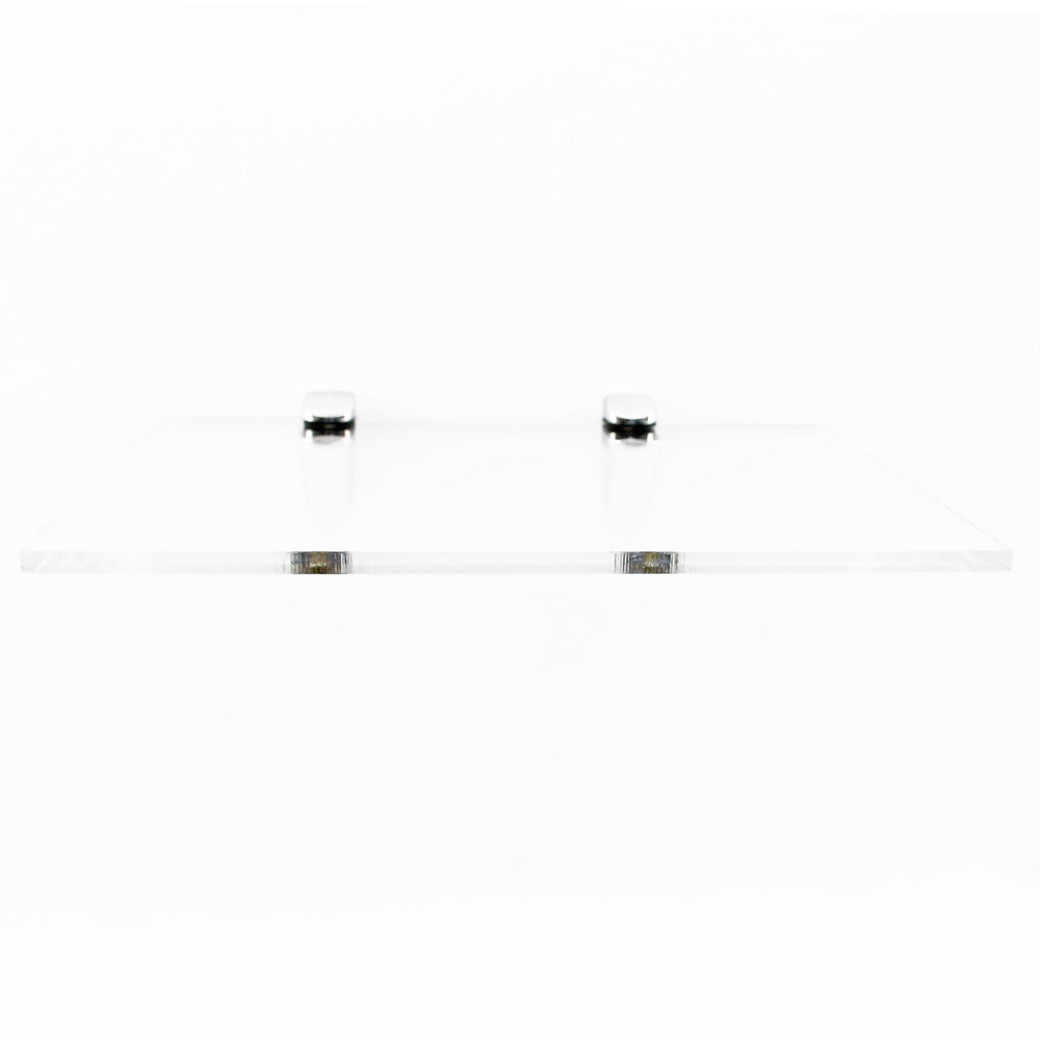 Double Football Boot Display Case Wall Mount | Puffin Plastics