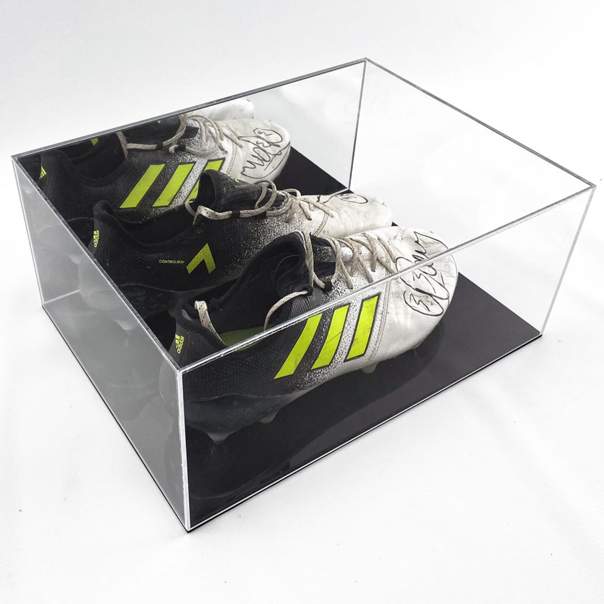 Rugby Boot Display Case Double - With Mirror Back